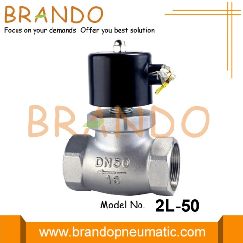 2'' Stainless Steel Steam Solenoid Valve 2L-50 2L500-50 China Manufacturers Suppliers Factory ...